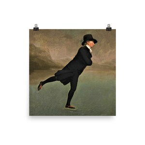 The Skating Minister by Henry Raeburn Poster Print - Etsy
