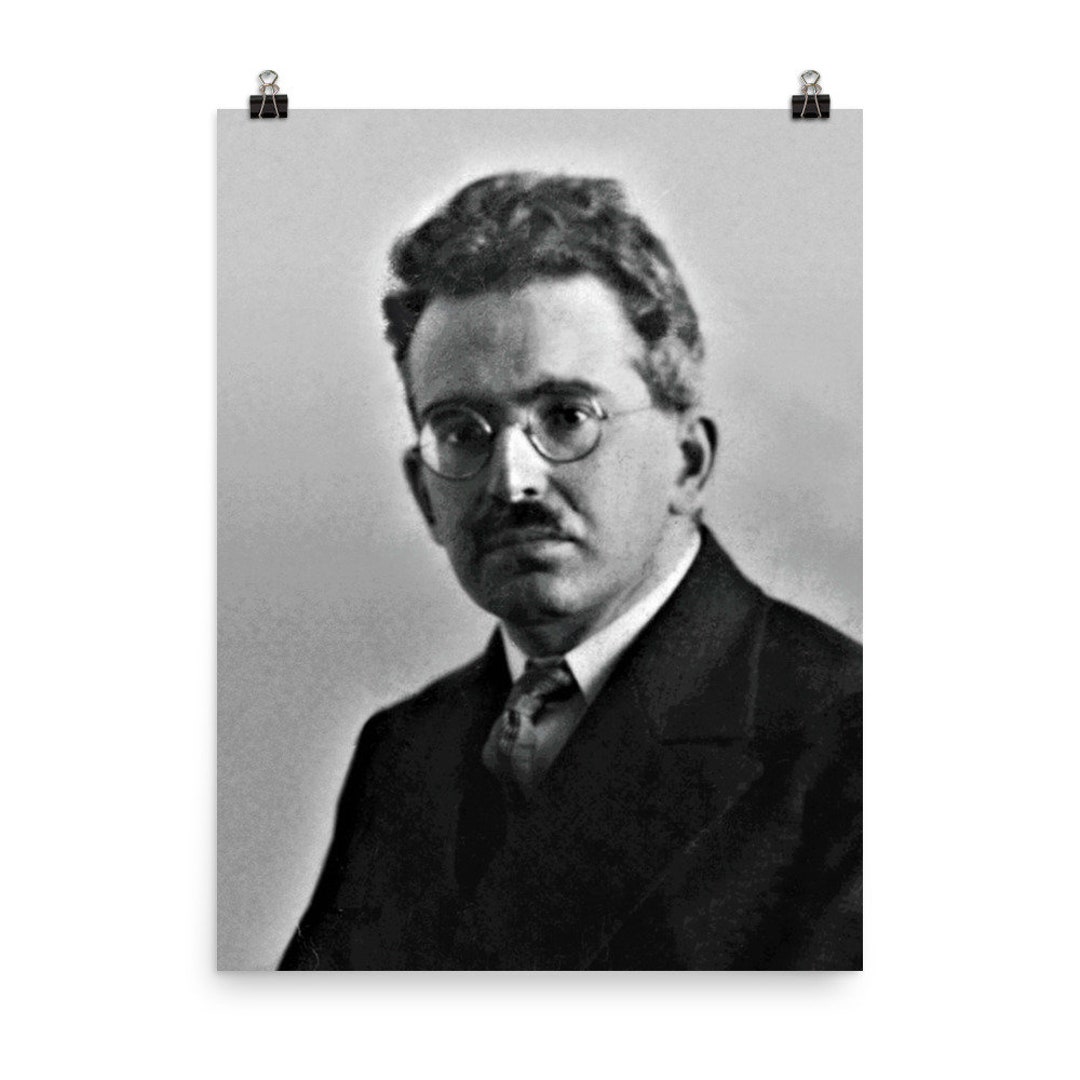 Walter Benjamin Poster Print - Etsy