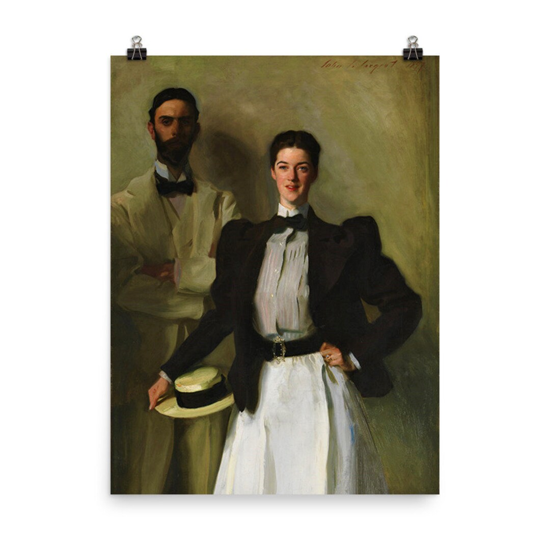 Mr. and Mrs. I. N. Phelps Stokes by John Singer Sargent Poster Print - Etsy