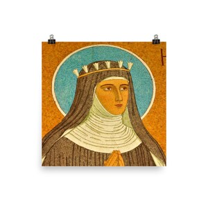 Saint Hildegard of Bingen Poster Print - Etsy