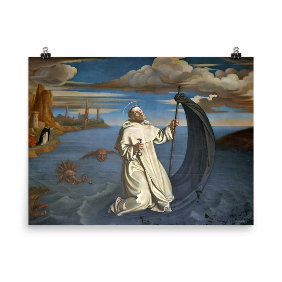 Saint Raymond of Penyafort Poster Print - Etsy