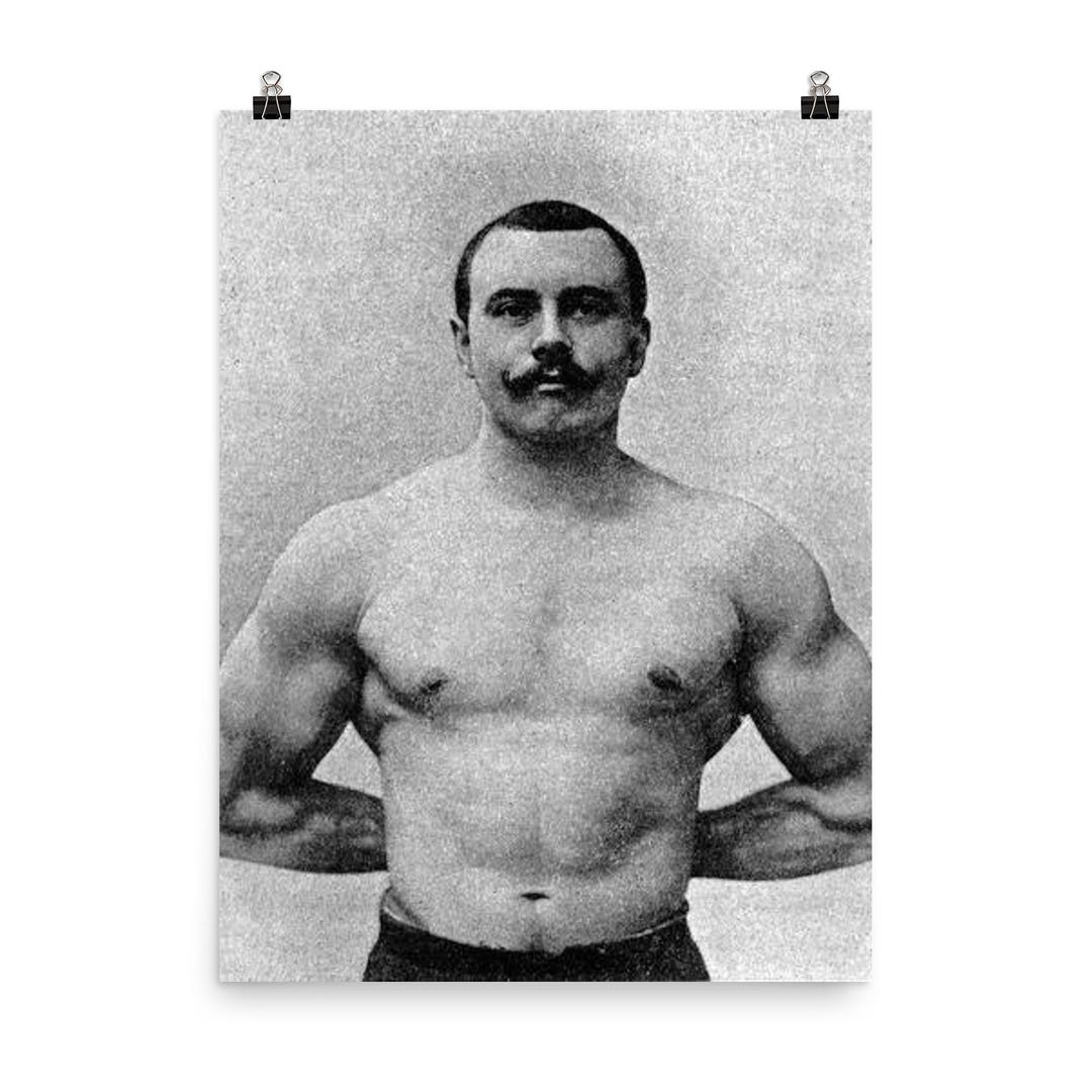 Edmond Desbonnet Vintage Fitness Poster: French Strongman Gym Decor - Etsy