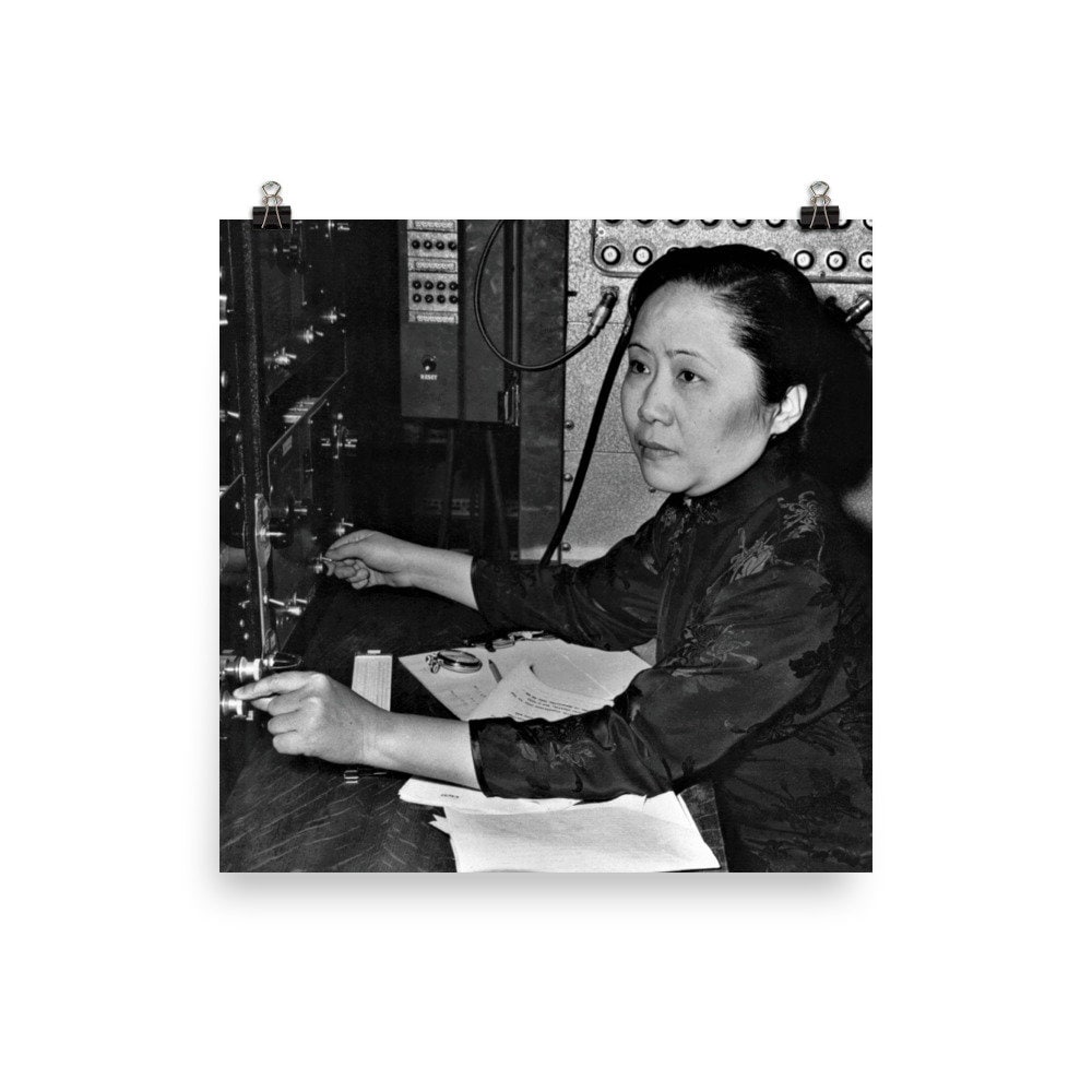 Chien-shiung Wu Poster Print - Etsy