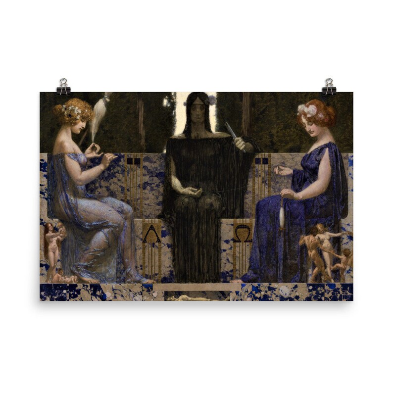 The Three Fates by Alexander Rothaug Poster Print - Etsy