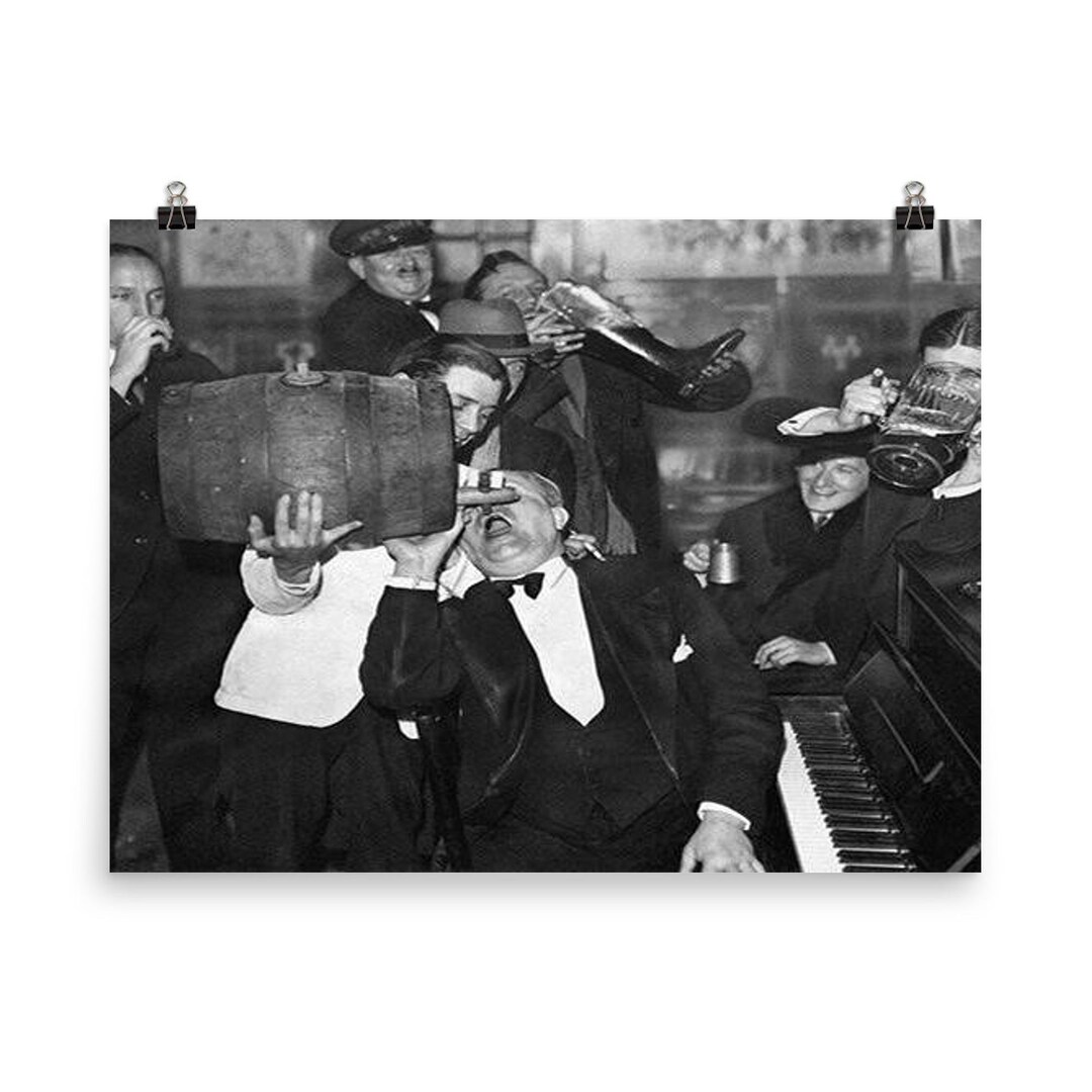 Men Celebrating the End of Prohibition, December 5, 1933 Poster Print ...