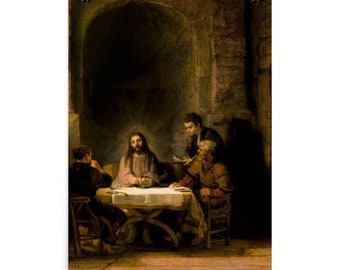 Poster, Many Sizes Available Jesus Christ Supper at Emmaus by Matthias ...