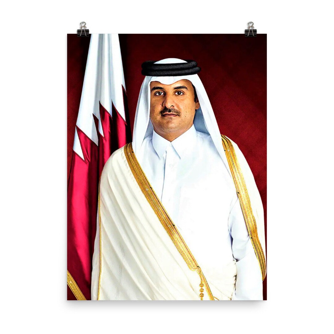 Tamim Bin Hamad Al Thani (emir of Qatar) Poster Print - Etsy