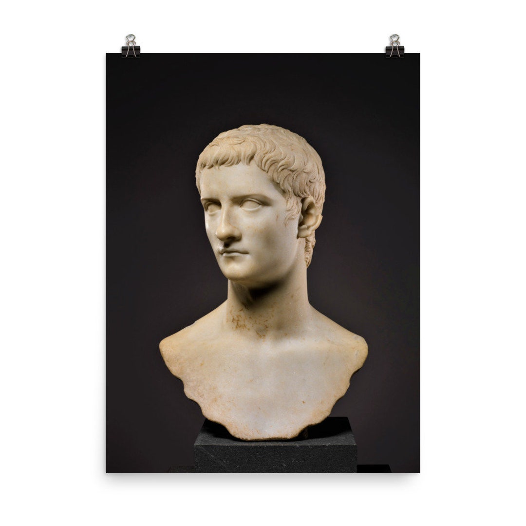Bust of the Emperor Gaius, Known as Caligula Poster Print - Etsy