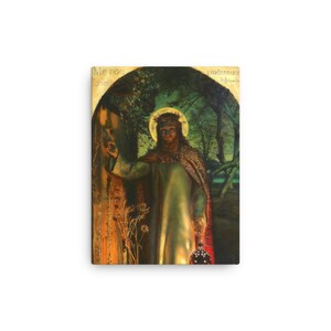 The Light of the World - Jesus Knocking by William Holman Hunt Canvas ...