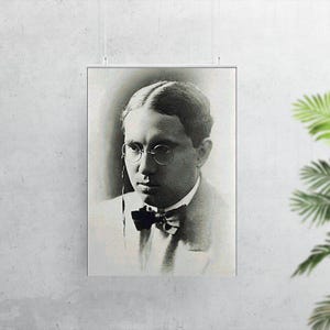 Abraham Valdelomar Poster Print – Literary Wall Art, Peruvian Poet ...