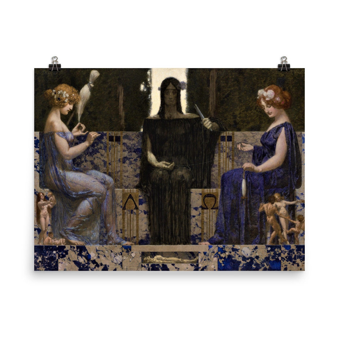 The Three Fates by Alexander Rothaug Poster Print - Etsy