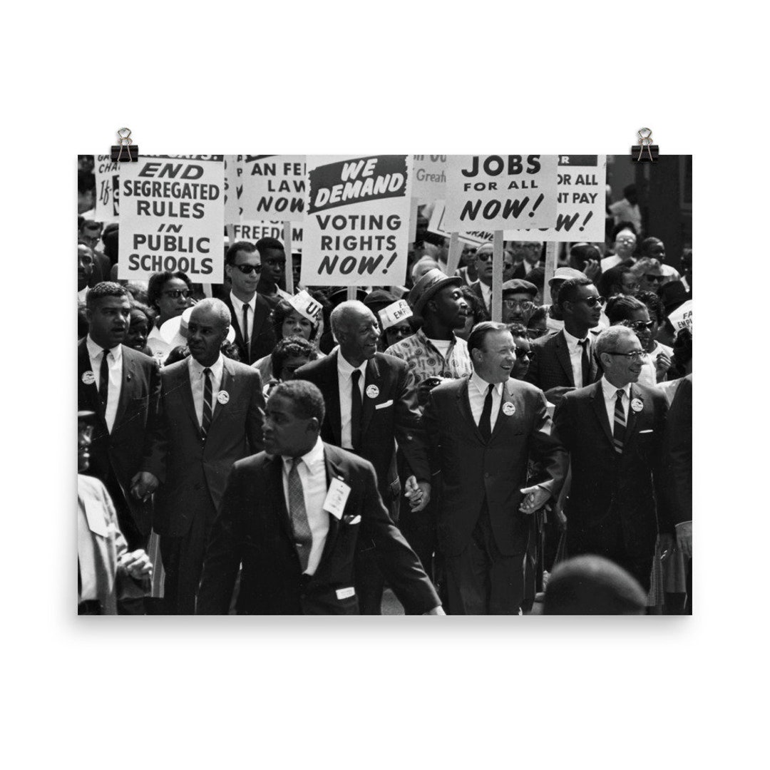 Civil Rights March on Washington D.C. Poster Print - Etsy