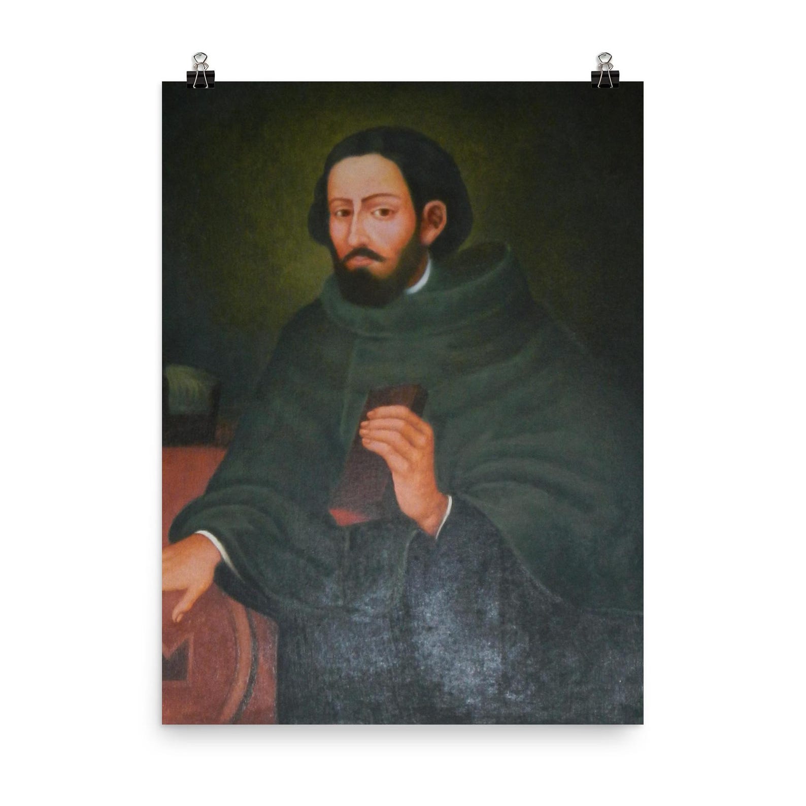 Antonio De Morga Vintage Art Print: Historical Scholar Illustration - Etsy
