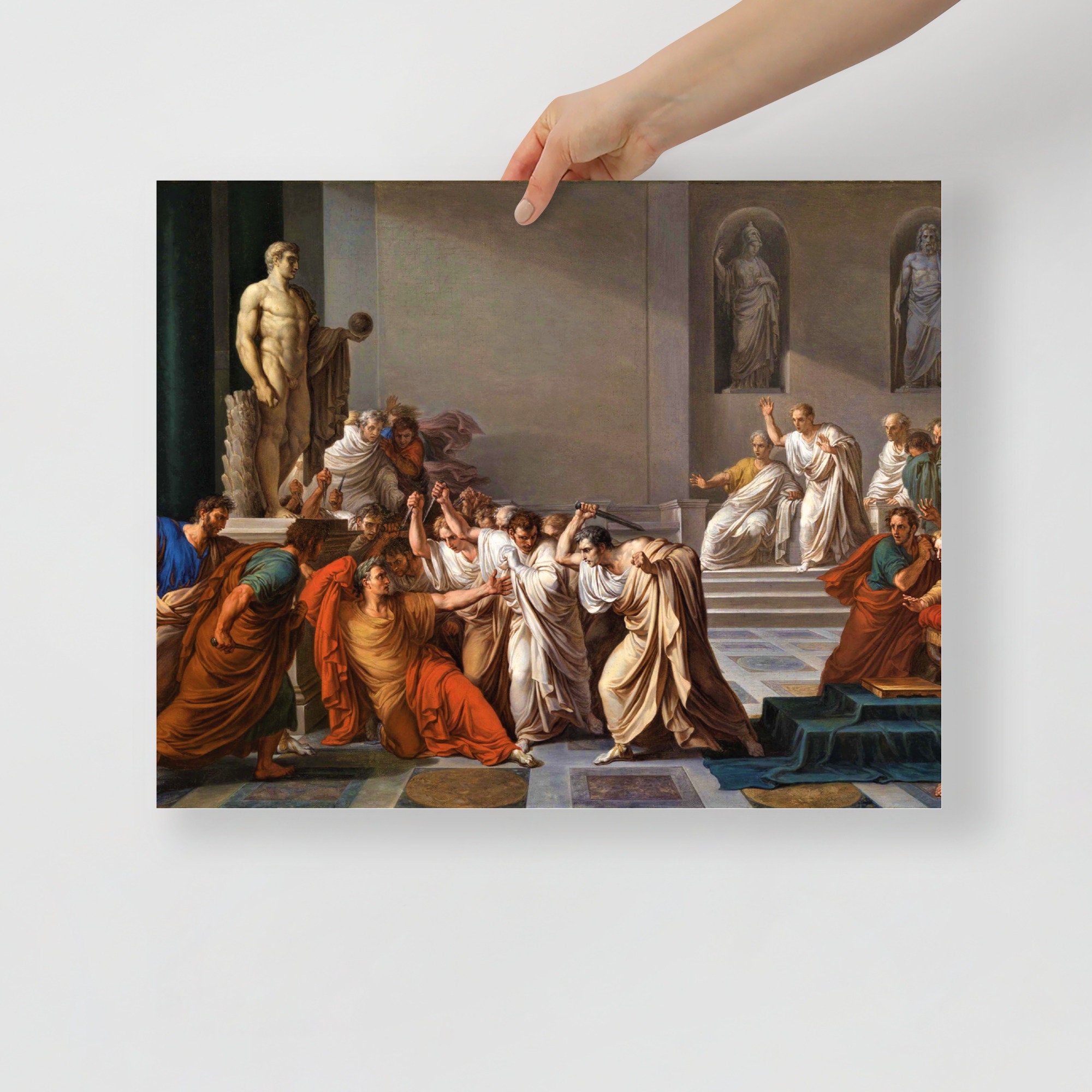 Julius Caesar Death Painting