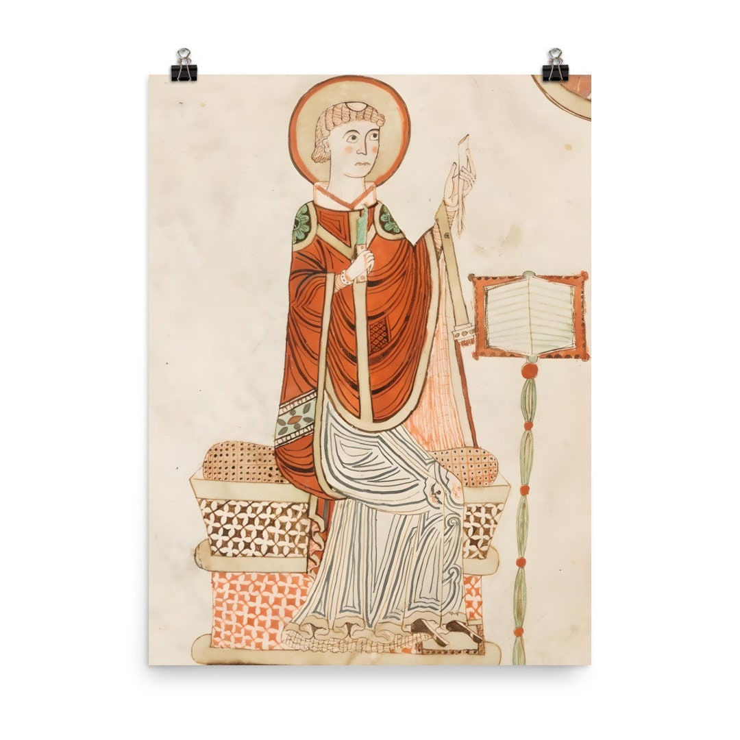 Saint Bede the Venerable Poster Print - Etsy