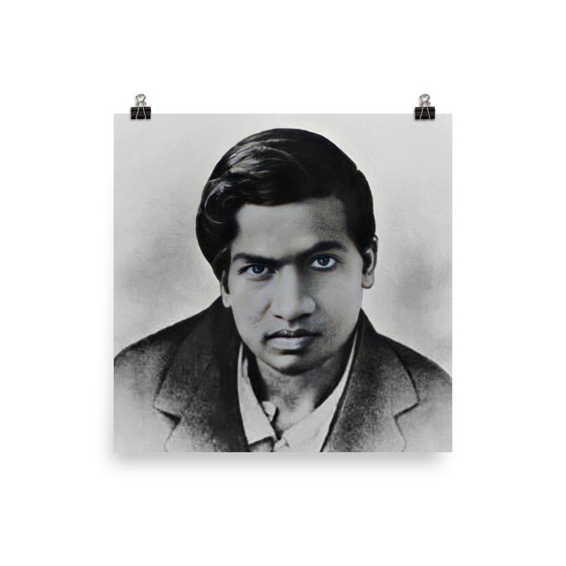 Srinivasa Ramanujan Poster Print - Etsy