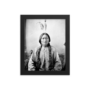 Sitting Bull Portrait Framed Print - Etsy
