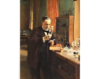 Louis Pasteur and Milkshake Print - Etsy