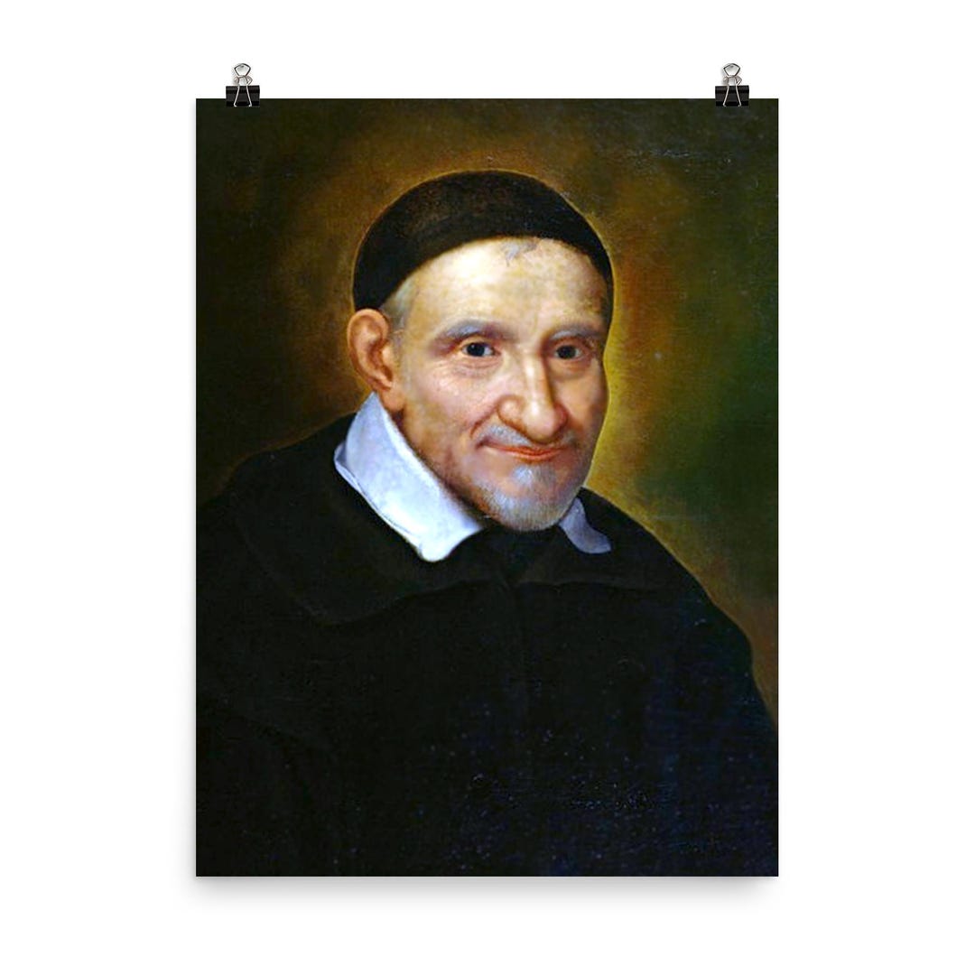 St Vincent De Paul Poster Print - Etsy