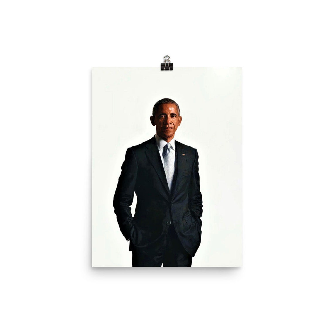 Barack Obama Official Portrait Poster Print - Etsy
