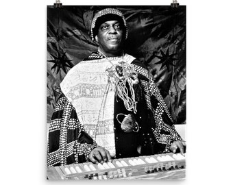 Sun Ra. Space is the Place. Hand Made. Original A4 Linocut Print. - Etsy