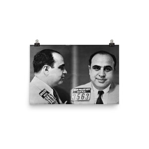 Al Capone Mugshot Poster Print - Etsy