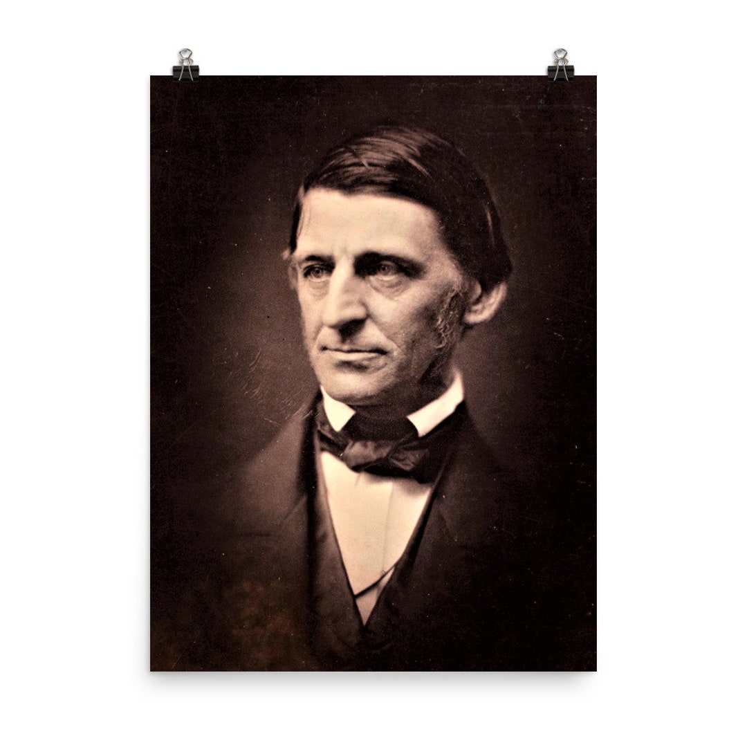 Ralph Waldo Emerson Poster Print - Etsy