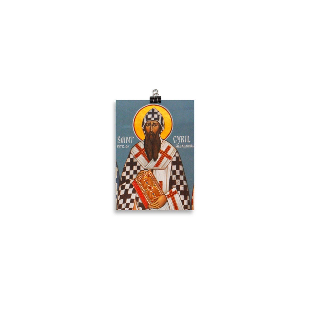 Cyril of Alexandria Poster Print - Etsy