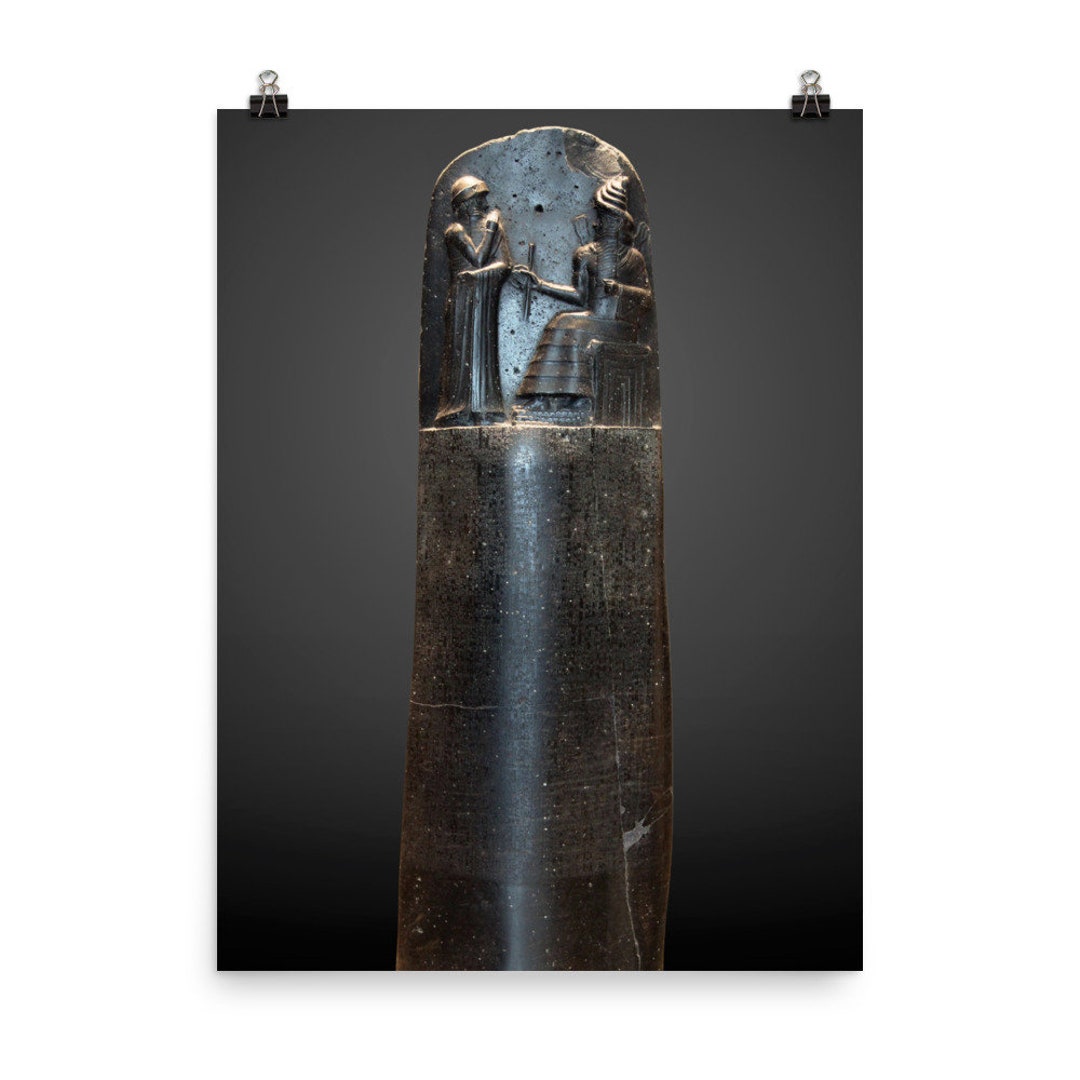 Code of Hammurabi Poster Print - Etsy
