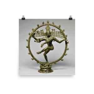 Shiva as Lord of Dance (shiva Nataraja) Indian Art Poster Print - Etsy