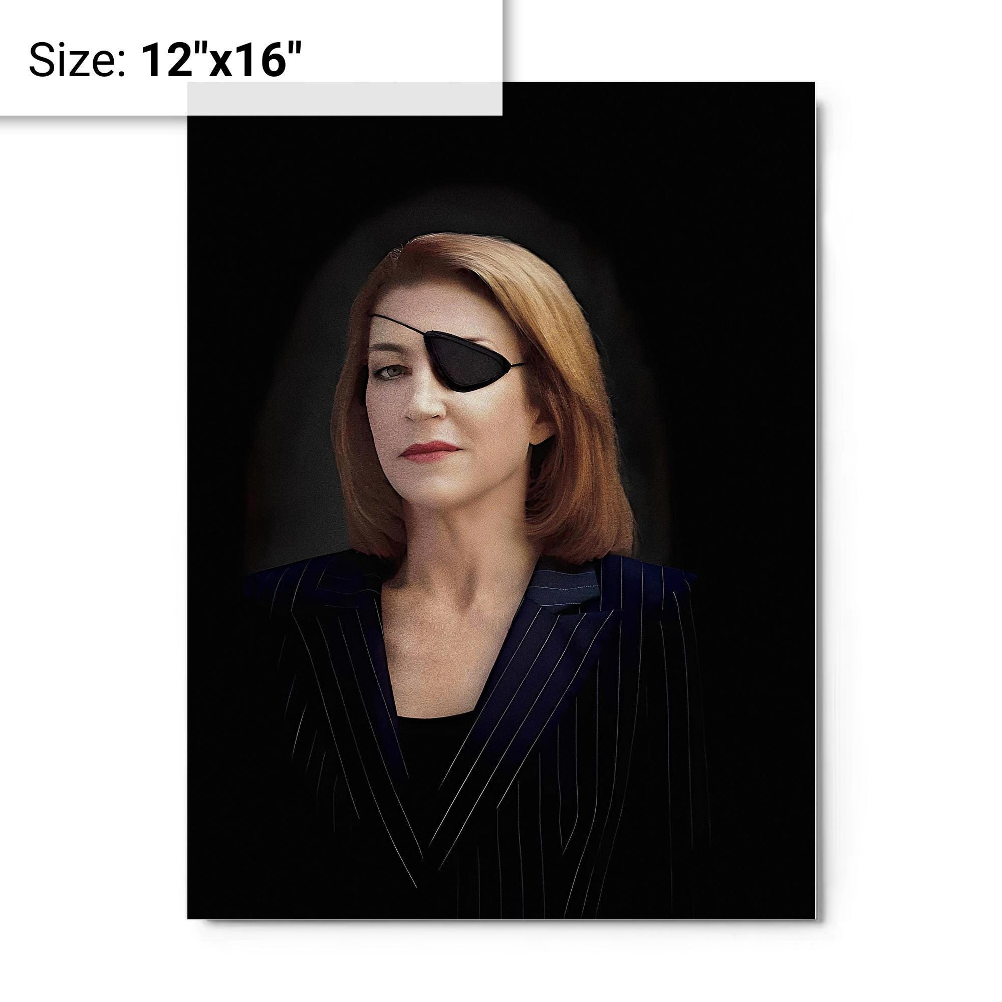 Marie Colvin Metal Print: Iconic War Correspondent Portrait Tribute ...