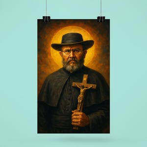 Saint Damien of Molokai Poster Print | Hawaiian Missionary Wall Art ...