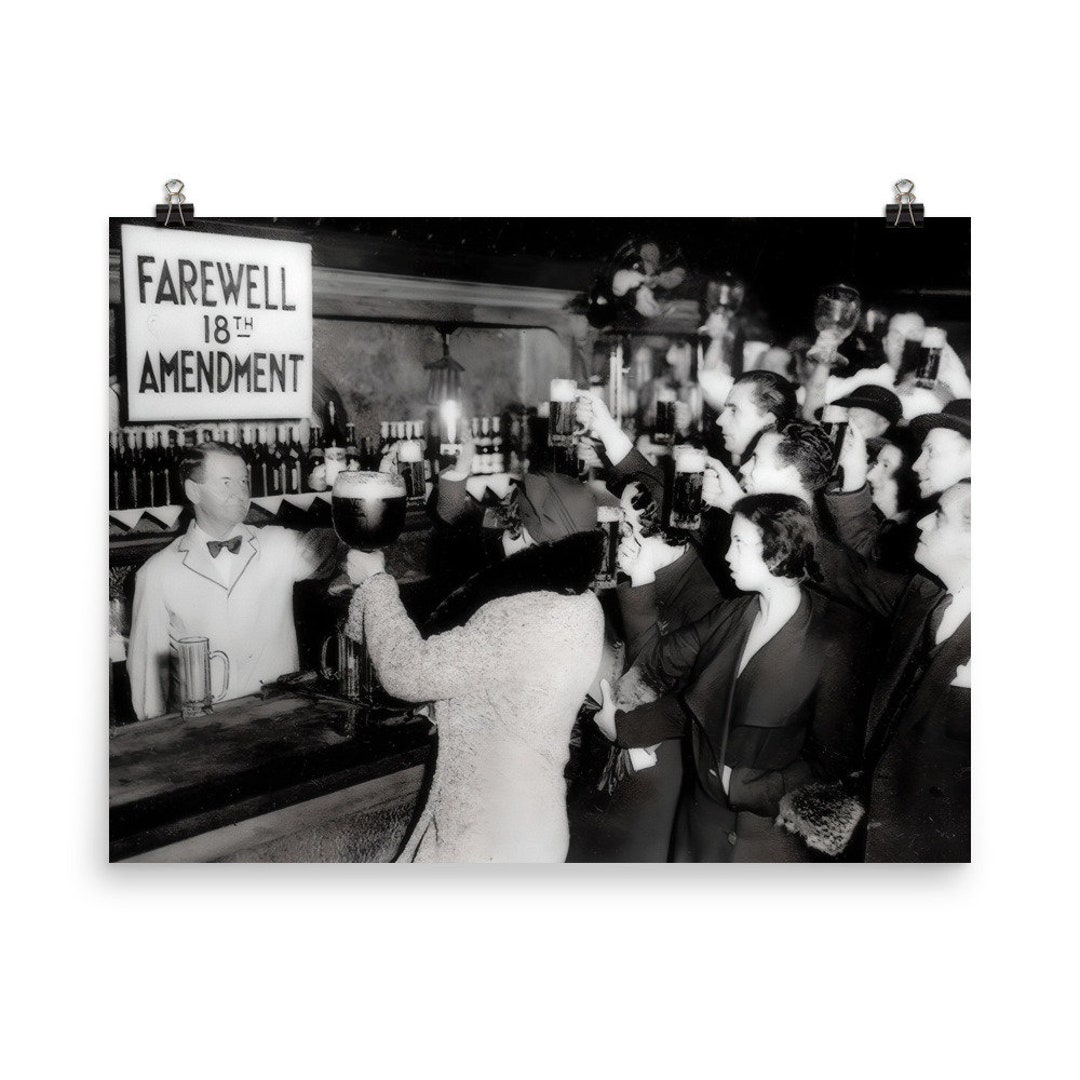 Farewell 18th Amendment Poster Print - Etsy