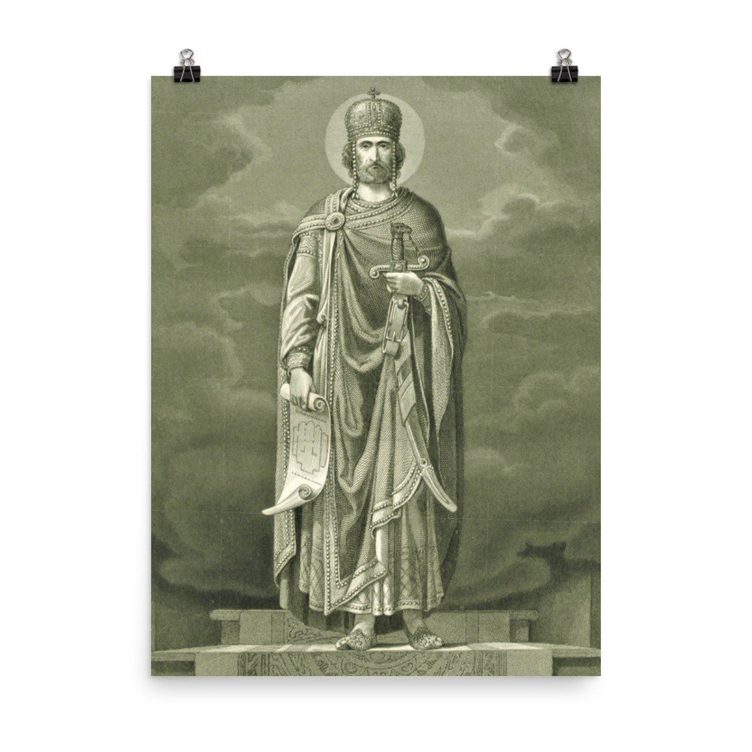 King David the Builder Poster Print - Etsy