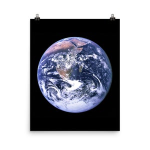 The Blue Marble Poster Print - Etsy