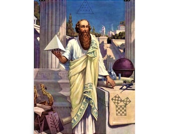 Pythagoras Decanomial Square, Pythagorean Board, Poster, Multiplication ...