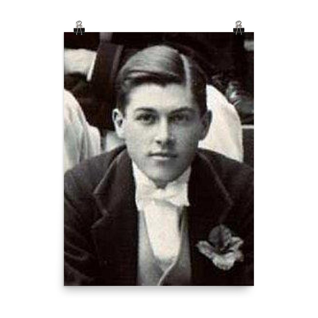 George Llewelyn Davies Vintage Portrait Poster Print – Unique Literary ...