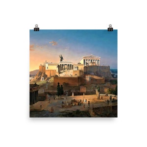Acropolis by Leo Von Klenze Poster Print - Etsy