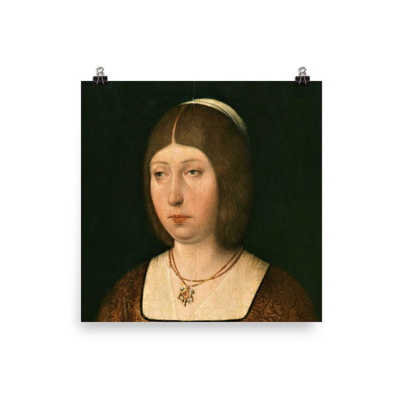 Queen Isabella I of Castile Poster Print - Etsy