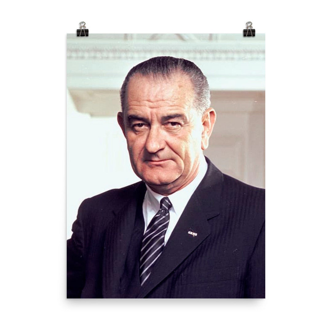 Lyndon B Johnson - HD Poster Print - Etsy