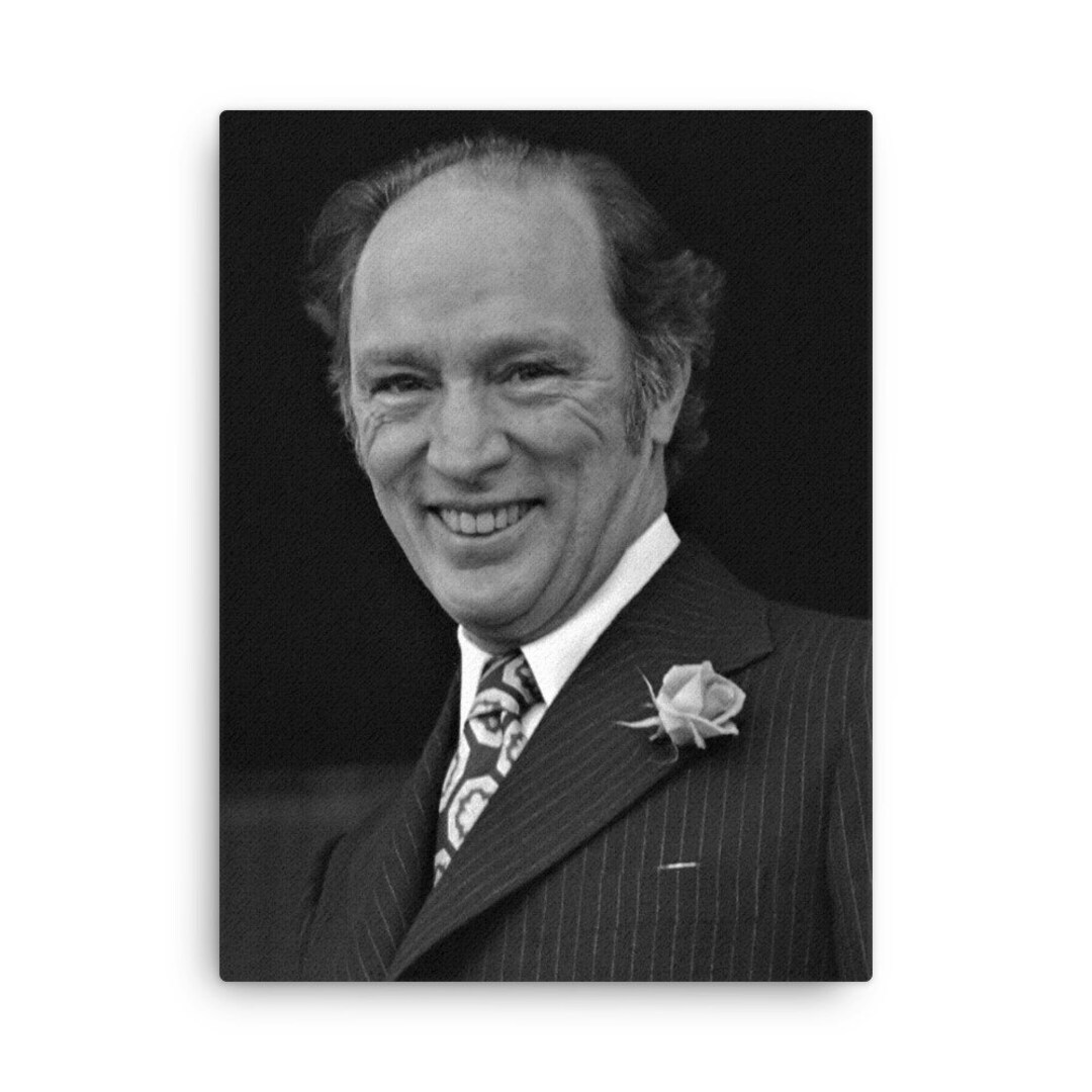 Pierre Elliott Trudeau Canvas Print - Canvas Wall Art - Etsy