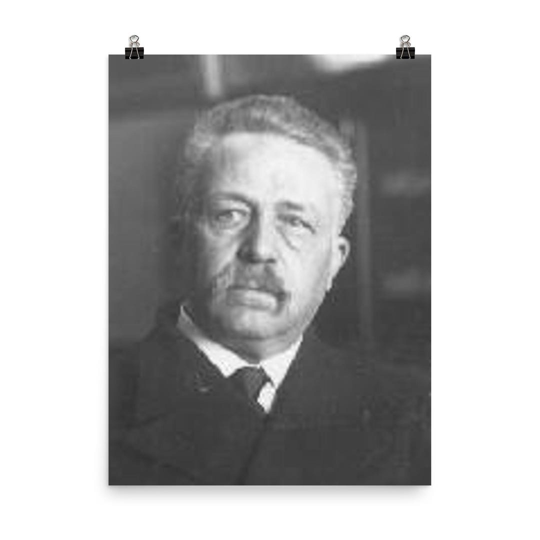 Gaetano Mosca Portrait Poster Print – Political Philosophy Wall Art ...