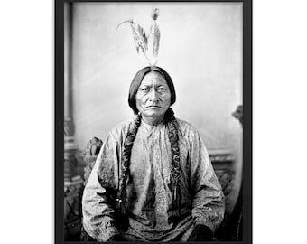 Native Mount Rushmore American// original Founding Fathers Art Print ...