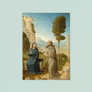 Temptation of Christ by Juan De Flandes Wall Art | Classic 1500s ...