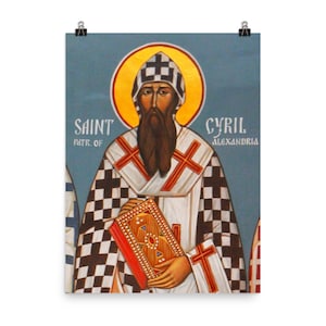 Cyril of Alexandria Poster Print - Etsy