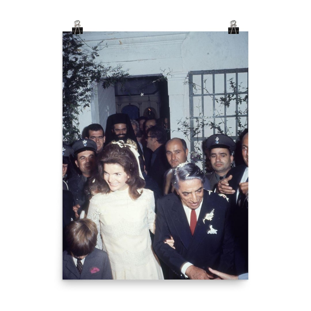 Jacqueline Kennedy and Aristotle Onassis, 1968 Poster Print - Etsy