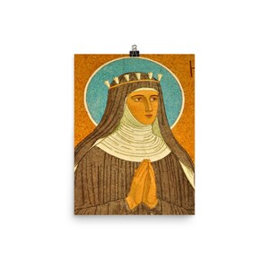 Saint Hildegard of Bingen Poster Print - Etsy