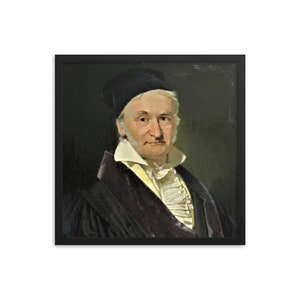 Carl Gauss Framed Print - Etsy