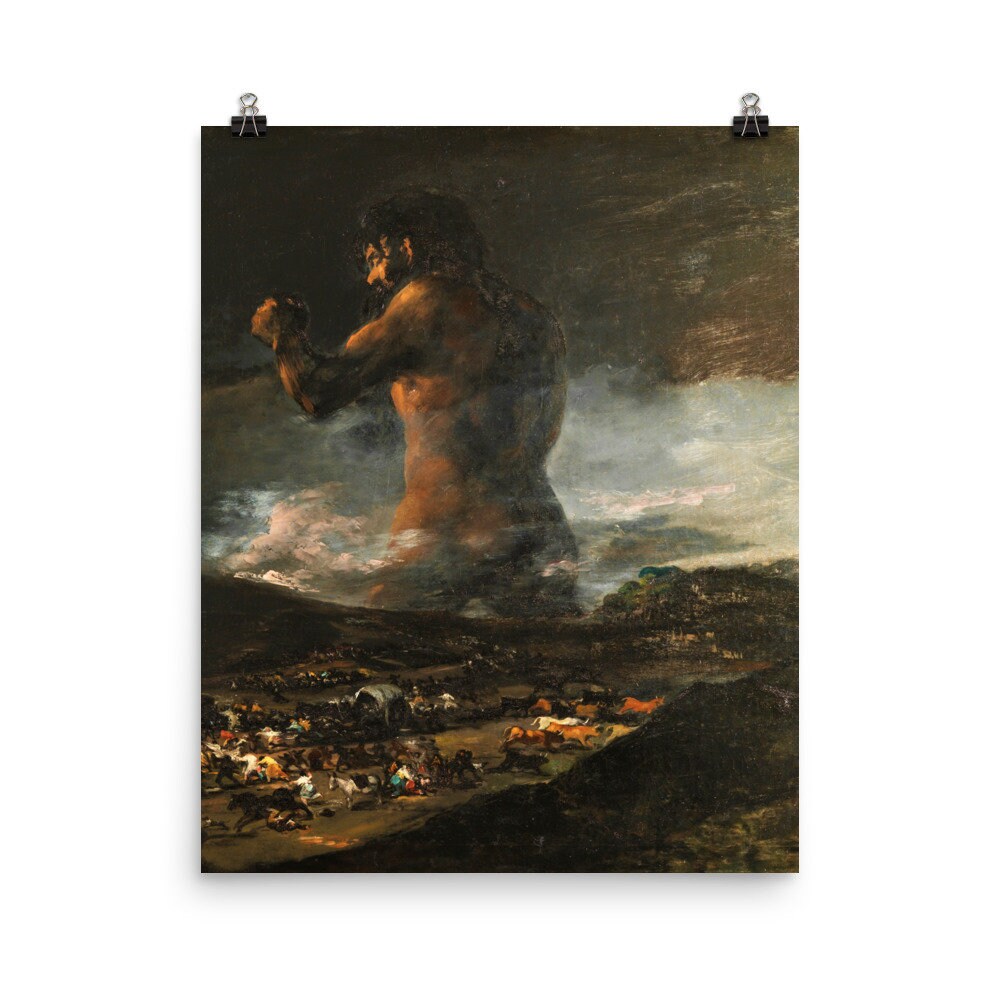 El Coloso de Francisco Goya Poster Print - Etsy México