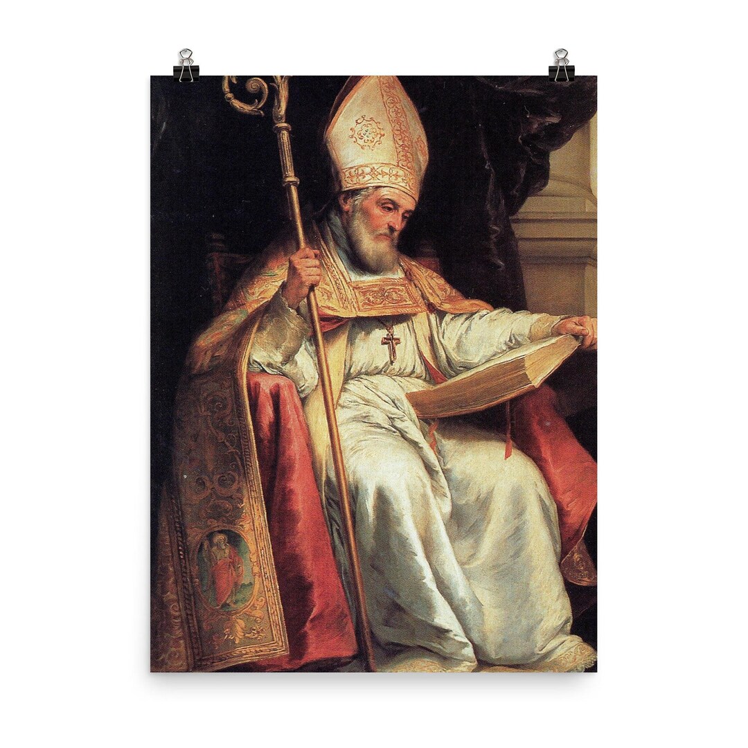 Isidore of Seville Poster Print - Etsy